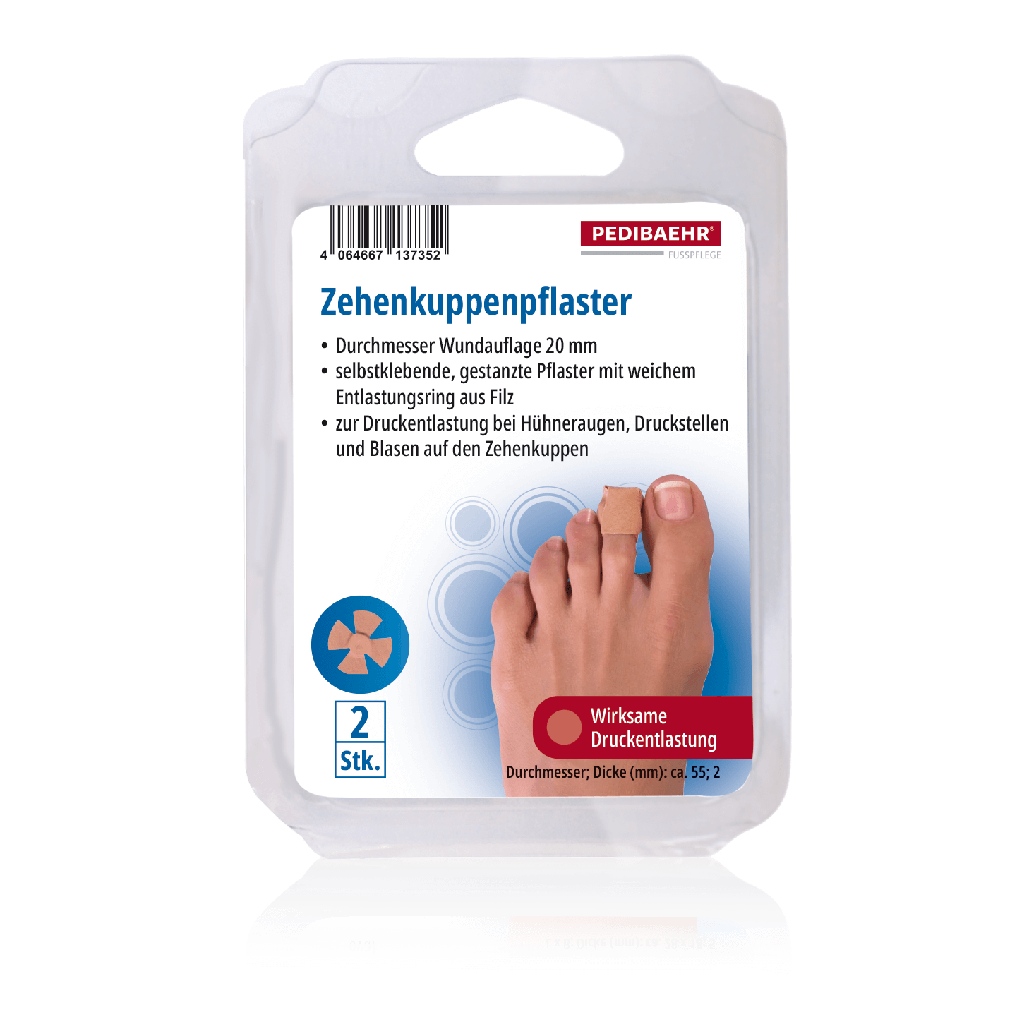Toe tip plasters, 1 pack (2 pcs.) | 13735
