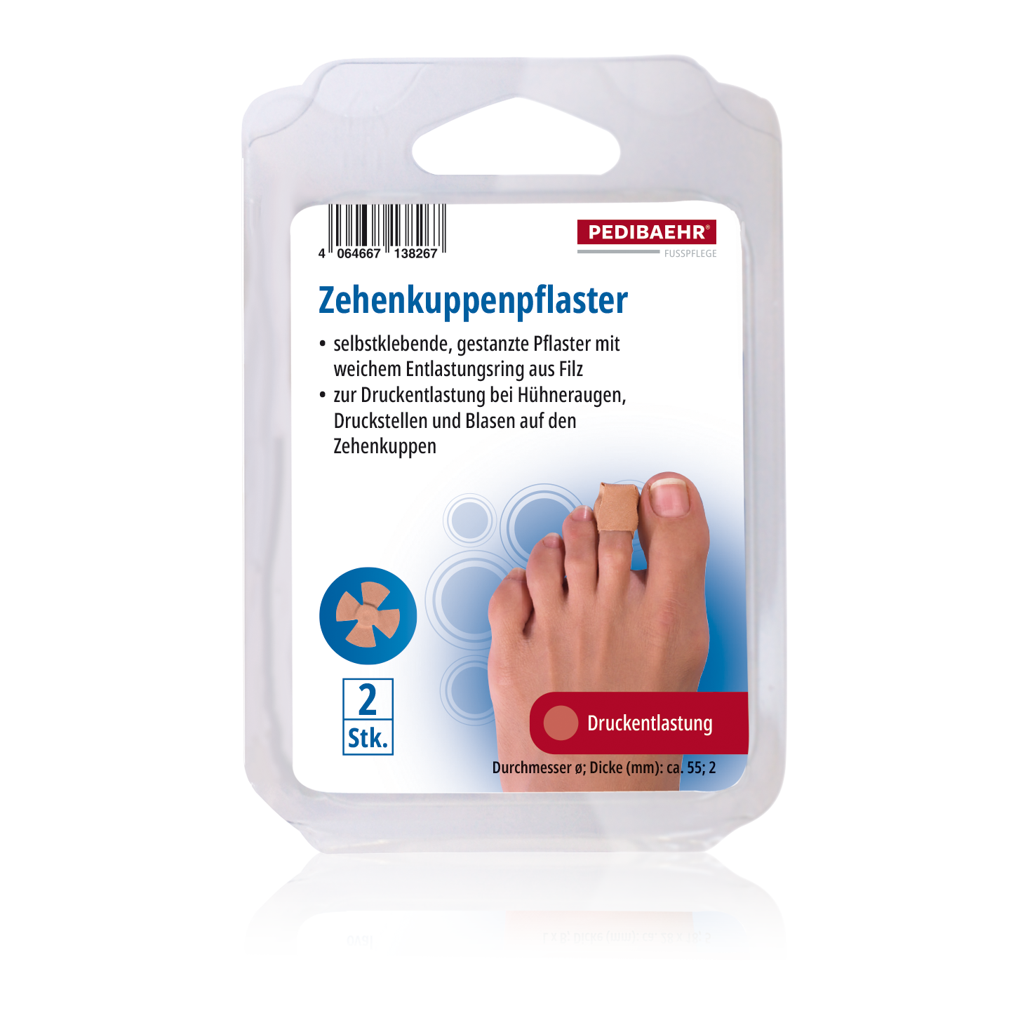 Verbandstoff Zehen, TG 1 | Nahtloser Schutz für Wunden