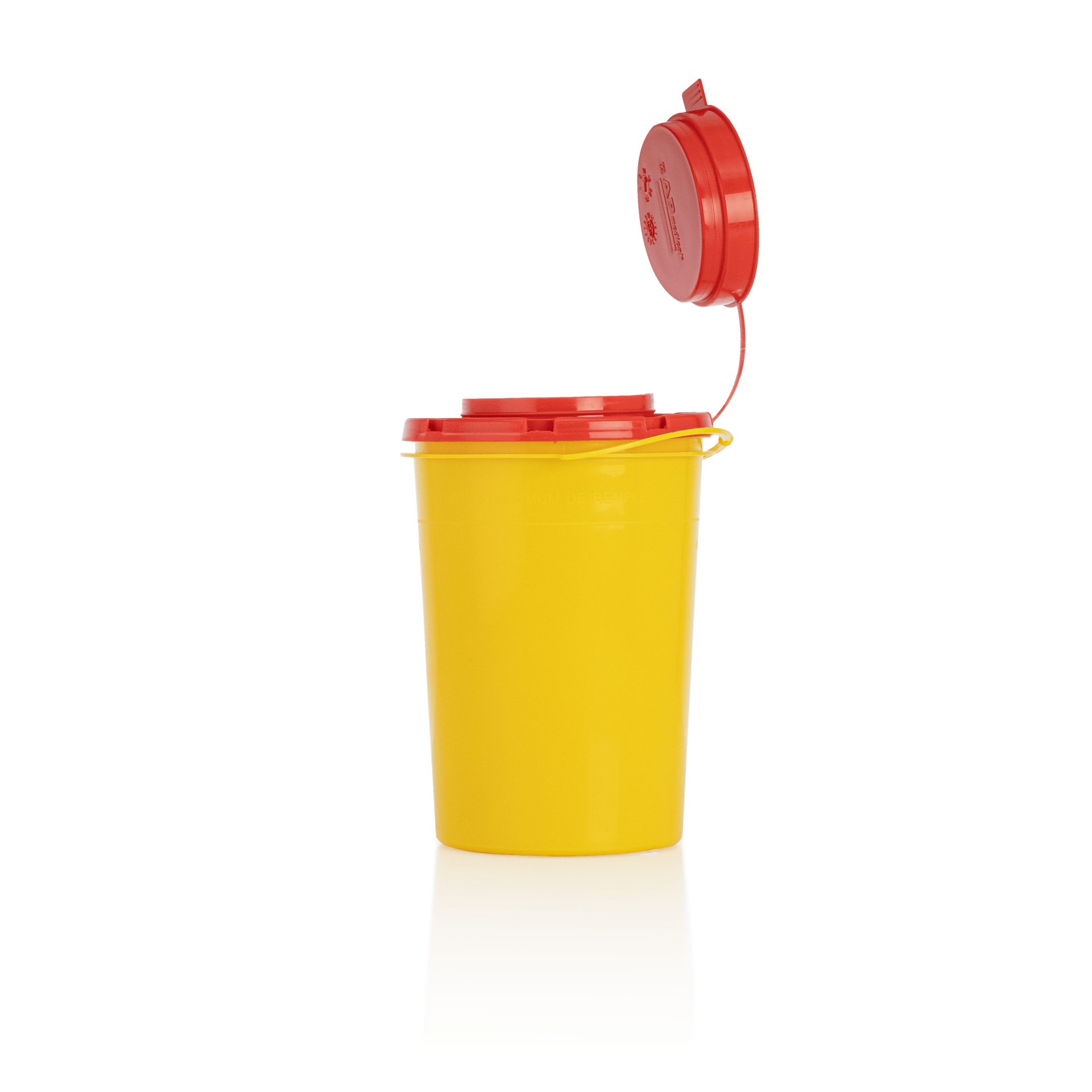 Disposal container for blades and needles, round, 0.6 litre | 0,6 Liter ...