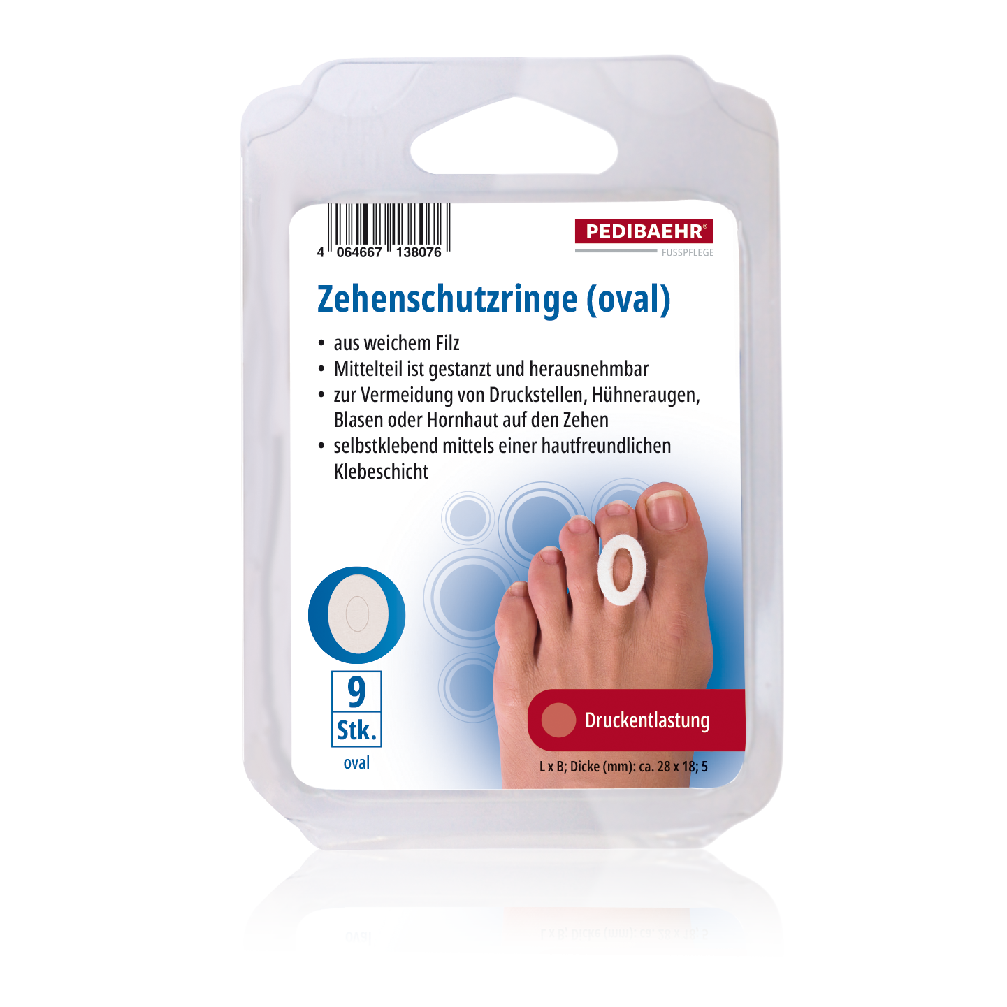 Verbandstoff Zehen, TG 1 | Nahtloser Schutz für Wunden